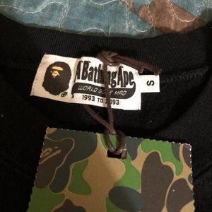 Bape | Shirts | Bape Sta Pattern Crewneck Black | Poshmark